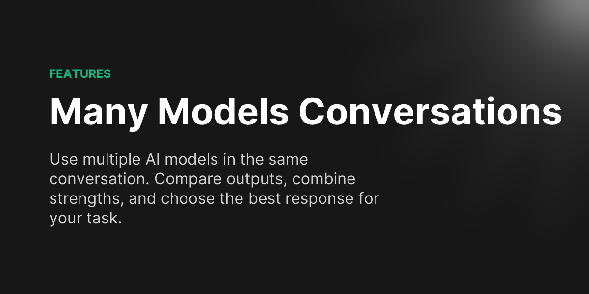 Many Models Conversations - docus-starter